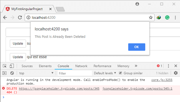Handling Errors In Angular - Part Ten